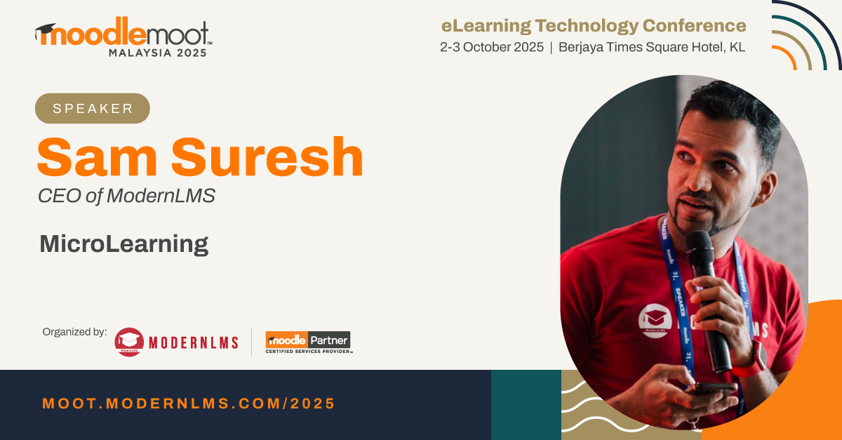Speaker Announcement: Sam Suresh Joins MoodleMoot Malaysia 2025 ...